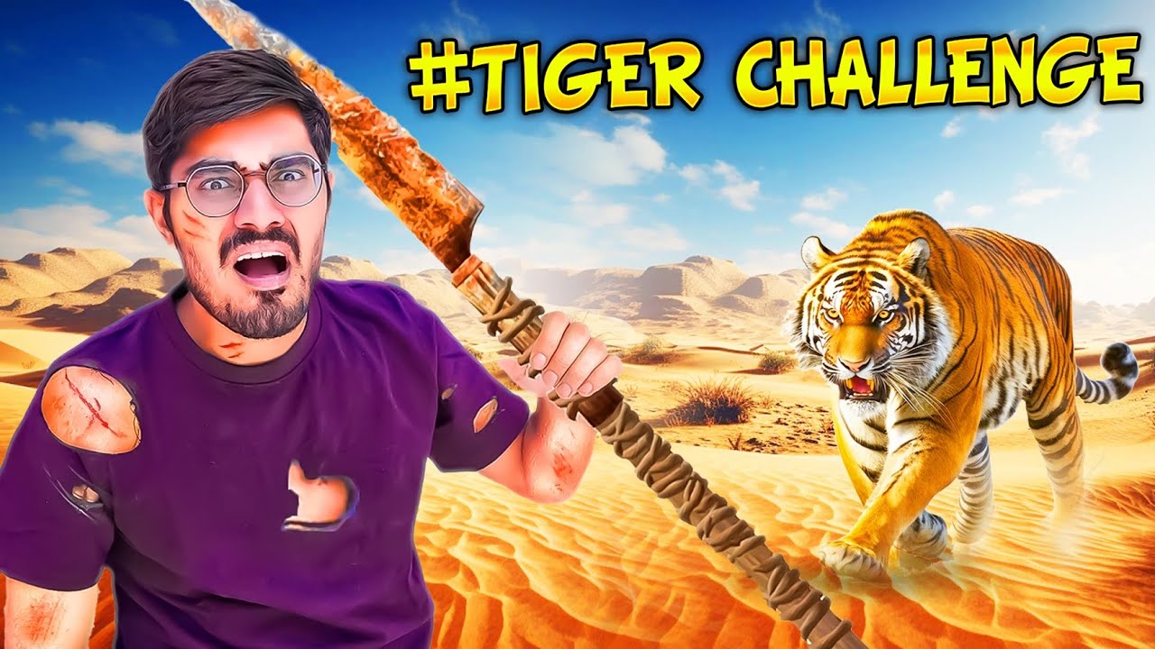 Finding Tiger Challenge in Jungle क्या हम टाइगर ढूंढ पाएंगे Unexpected Happened - YouTube