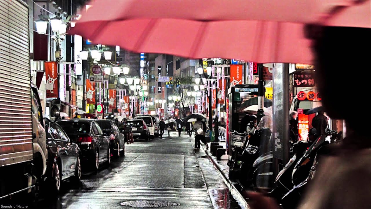 12Hrs of Heavy Rainfall on Umbrella - Sounds of Nature - YouTube