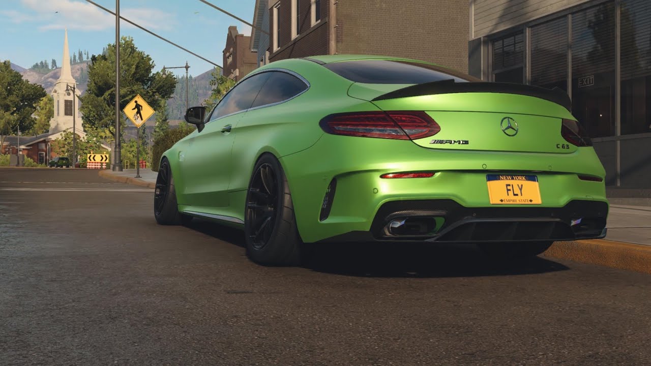 NFS Unbound| 1000hp AMG C63 cruise/roll race around the city with the ...