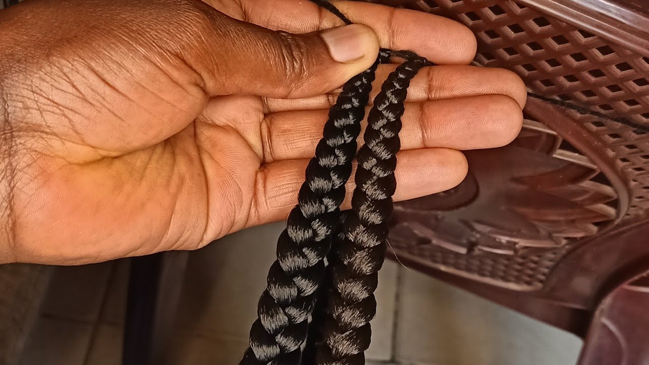 HOW I PREMADE MY FEED-IN CORNROW BRAIDS FOR SEW-IN/THREE STRAND ...