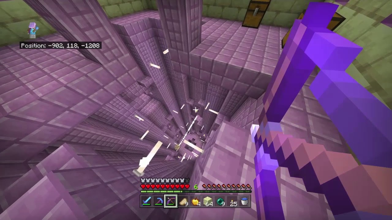 Minecraft Bedrock HardMode-"Getting End City Loot" (4) - YouTube