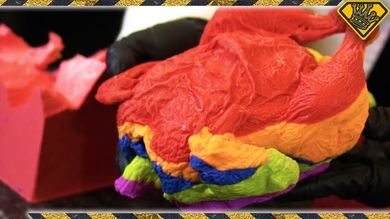 Homemade Rainbow Chocolate Chicken | How To Make Rainbow Chocolate From ...