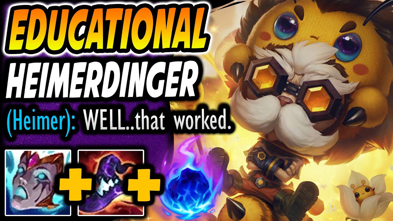 ANOTHER VERY EDUCATIONAL HEIMERDINGER GAMEPLAY! Heimerdinger midlane ...