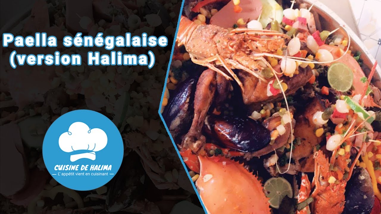 Paella royal sénégalaise version Halima - YouTube