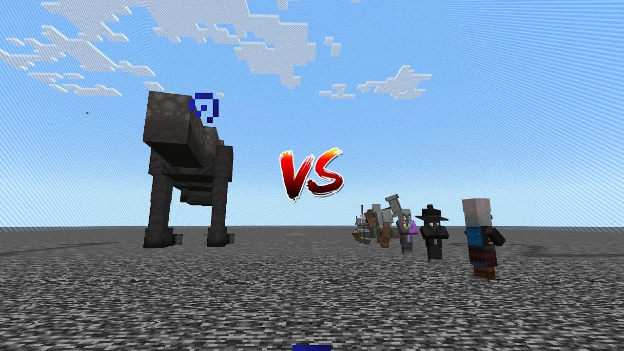 Devastator vs Illage and Spillage Minecraft Mob Battle - YouTube