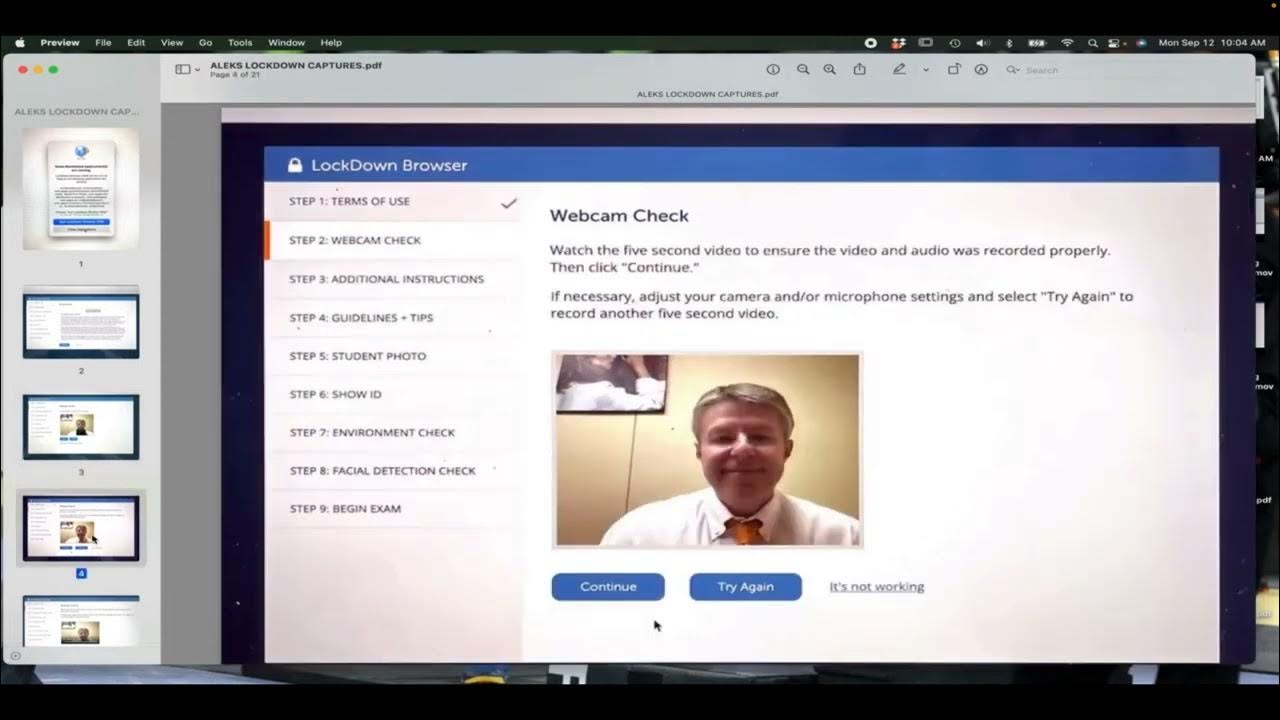 ACTIVATING ALEKS RESPONDUS LOCKDOWN BROWSER AND WEBCAM - YouTube
