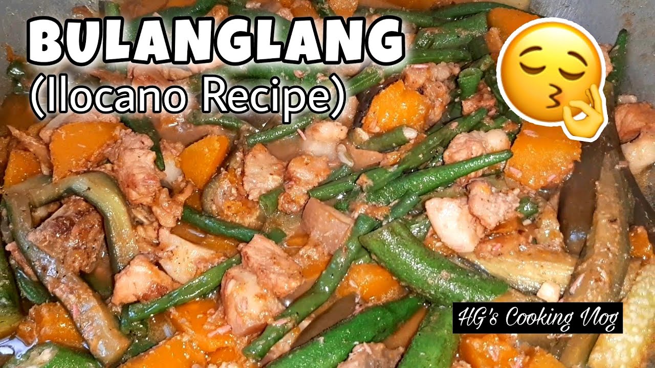 BULANGLANG W/ ALAMANG (ILOCANO RECIPE) | HG'S COOKING VLOG - YouTube