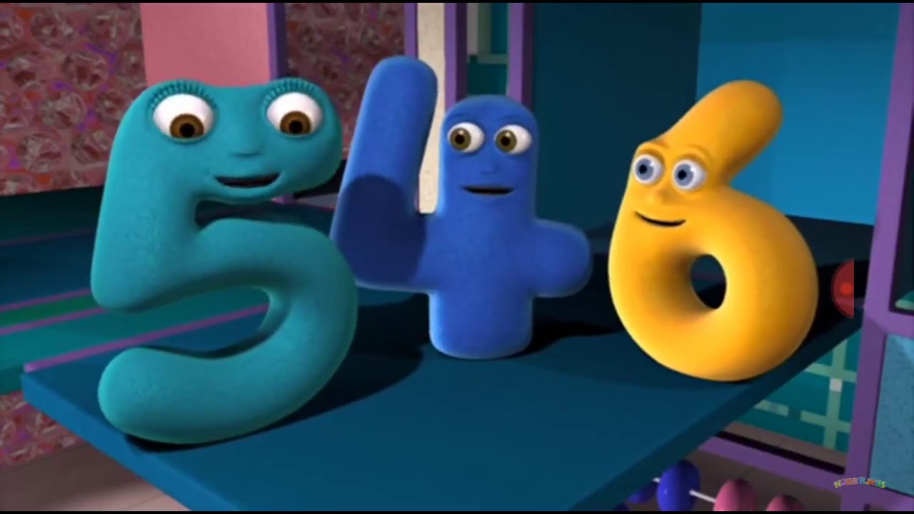 Numberjacks all about 5 - YouTube