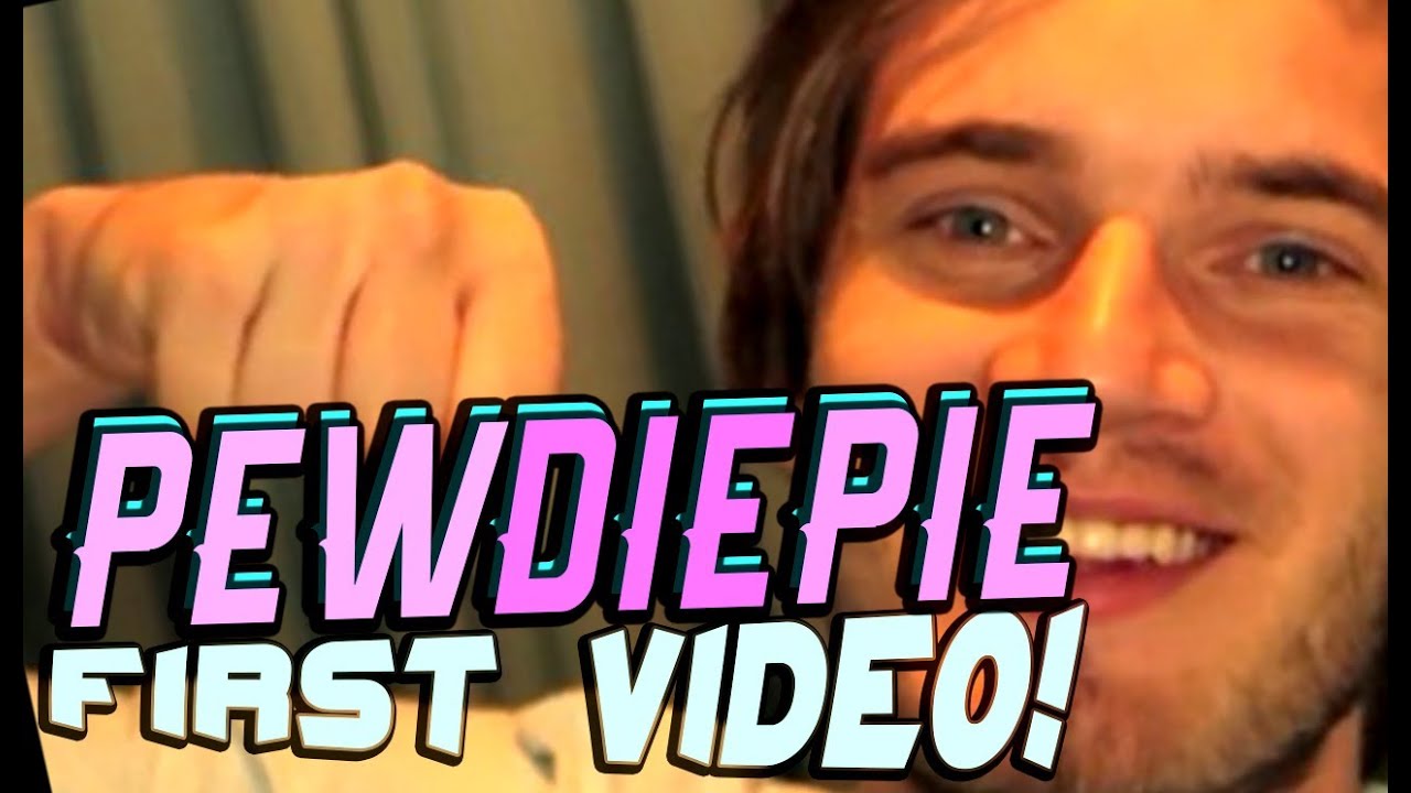PewDiePie's first ever video uploaded to Youtube?!?! - YouTube