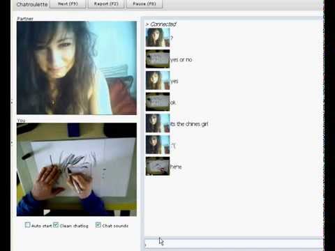 Chatroulette Portrette: Cute girl