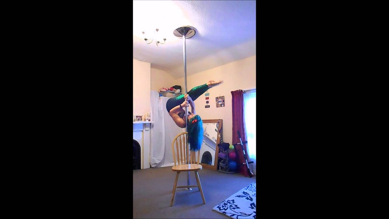 The Little Mermaid "Kiss The Girl" Pole and Chair Freestyle - YouTube