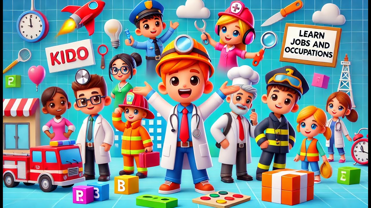 Learn Jobs and Occupations | Educational Video for Kids | Career ...