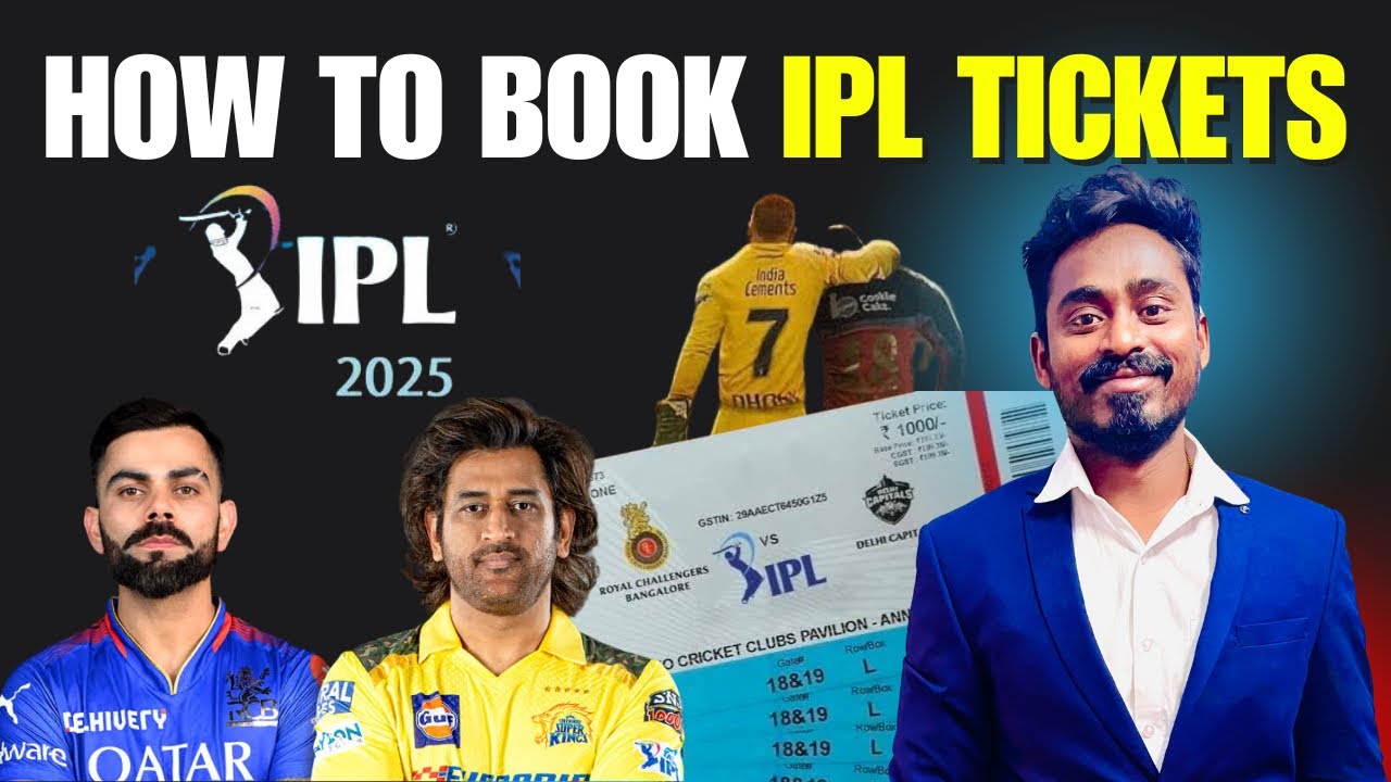 How to book IPL tickets #ipl #trending #ipl2025 #iplticket #viralvideo ...