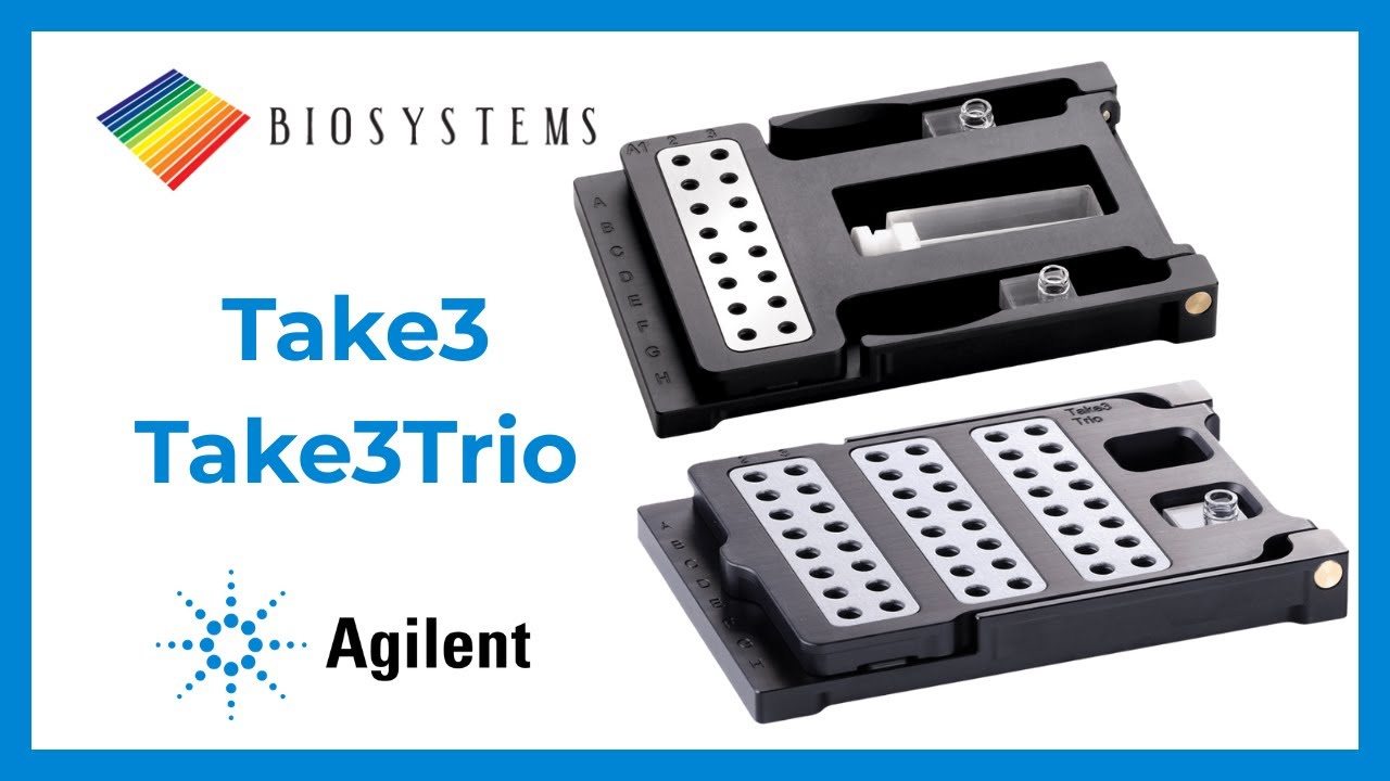 Usando a placa Take3 da BioTek - YouTube