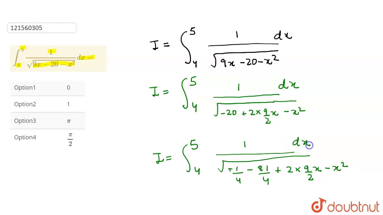 int 4 5 1 sqrt 9x 20 x 2 dx YouTube int-4-5-1-sqrt-9x-20-x-2-dx-youtube