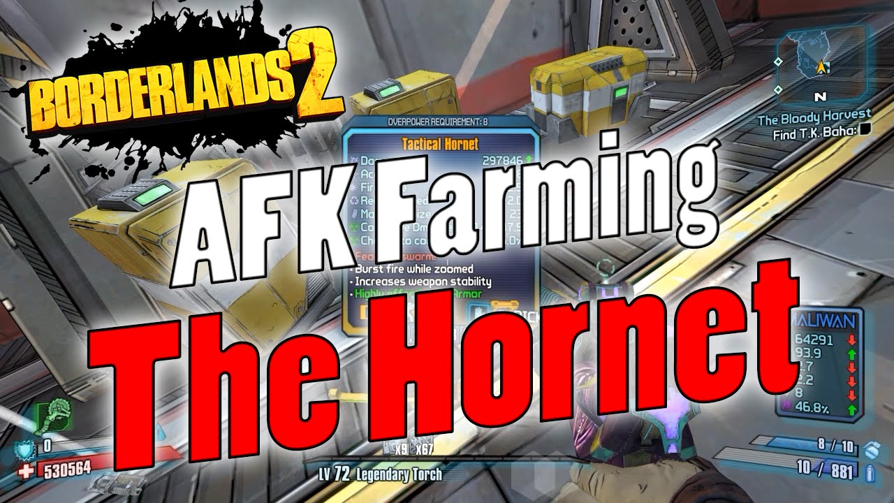 Borderlands 2 | AFK Farming The Hornet - YouTube