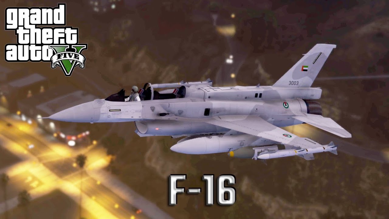 GTA V - MODS - F-16 DESERT FALCON + 140 PLAINS LINKS MOD + MORE MODS - YouTube