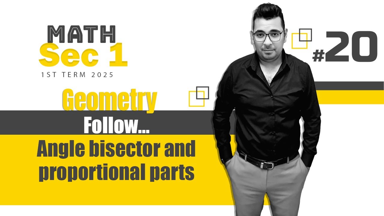 Math | Sec 1 | Geometry |Follow ... Angle bisector and proportional ...