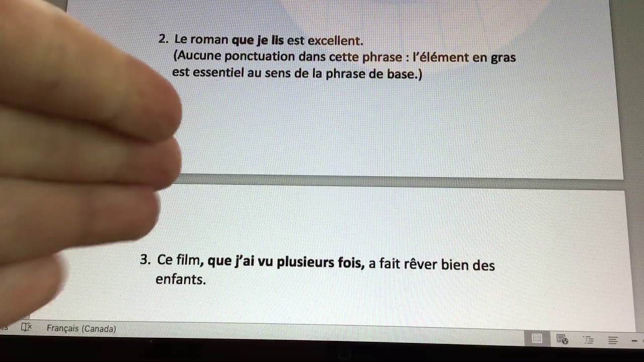 La virgule : exercices - YouTube