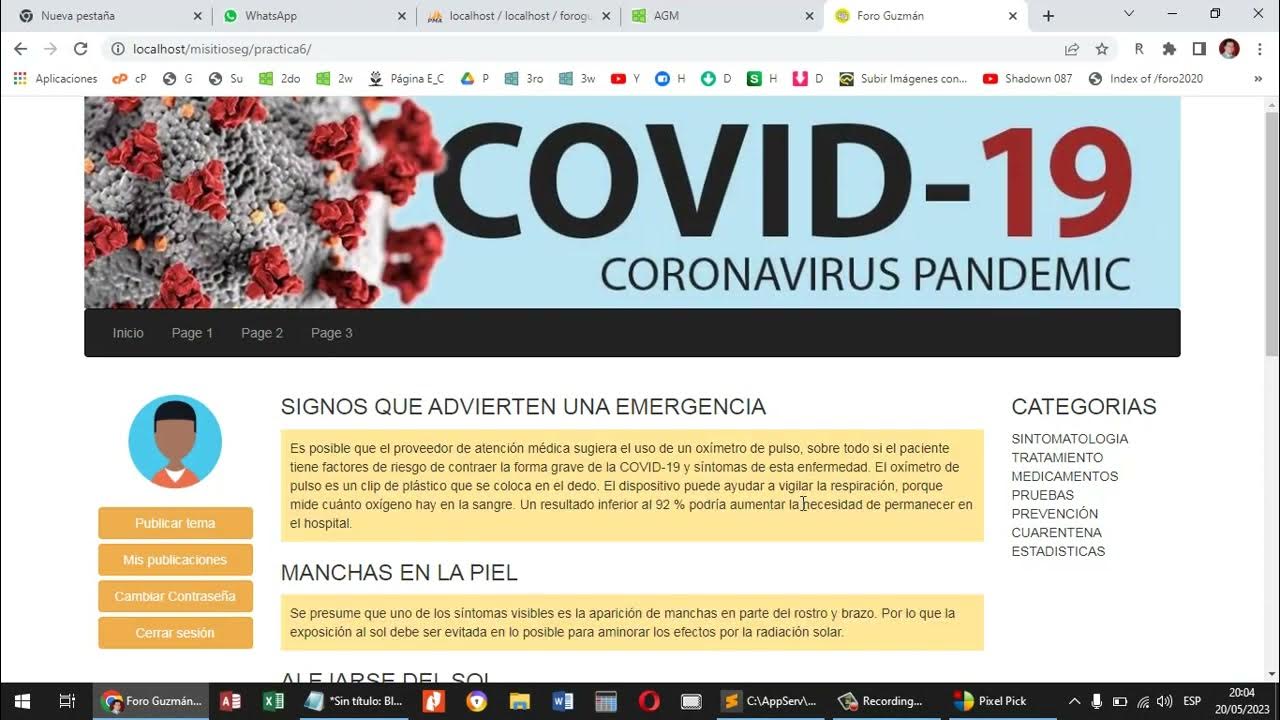 Proyecto FORO - PHP y MYSQL 4 - YouTube