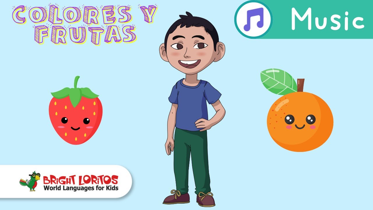 Colores y Frutas | Fun Spanish Song for Kids to Learn Colors & Fruits 🌈 ...