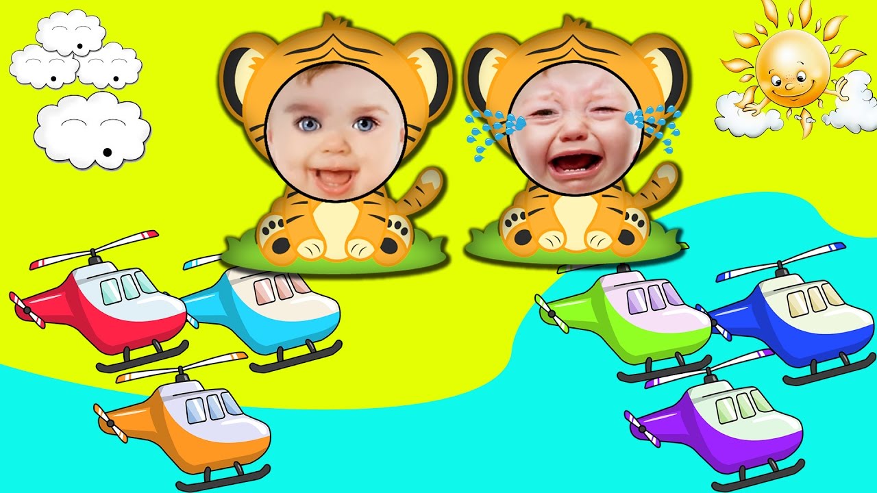 Bad baby tiger Play Game To Learn Color - Kids Academy - #1 - YouTube