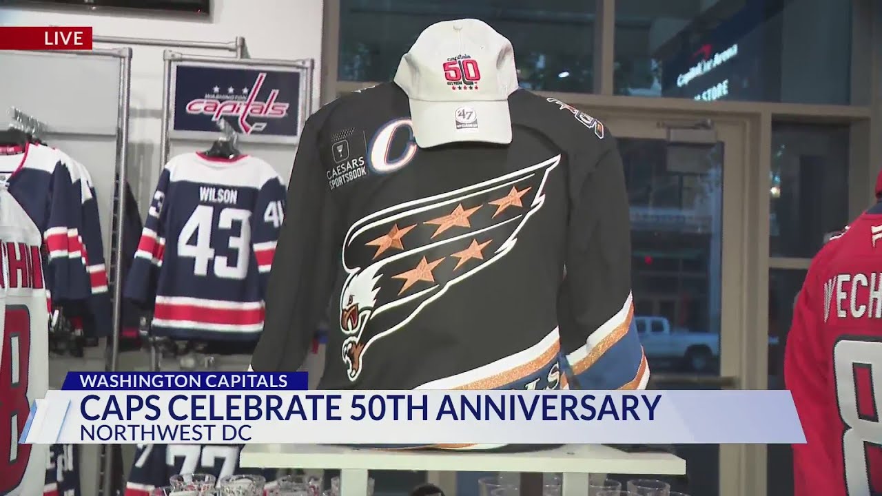 Washington Capitals celebrate 50th anniversary - YouTube