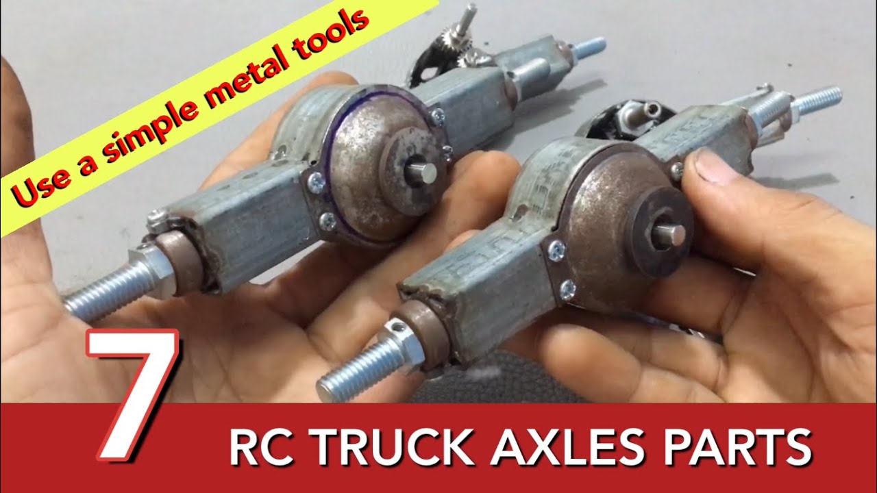 Build - RC Truck Metal Axle 1/14 Scale - Heavy Construction Truck Part ...