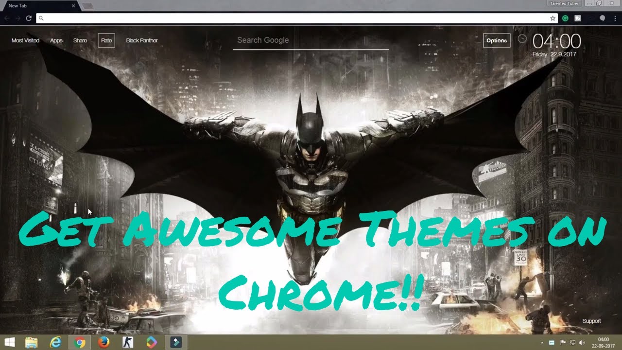 How To Add Batman Or Any Other Theme To Google Chrome YouTube How To Add Batman Or Any Other Theme To Google Chrome YouTube