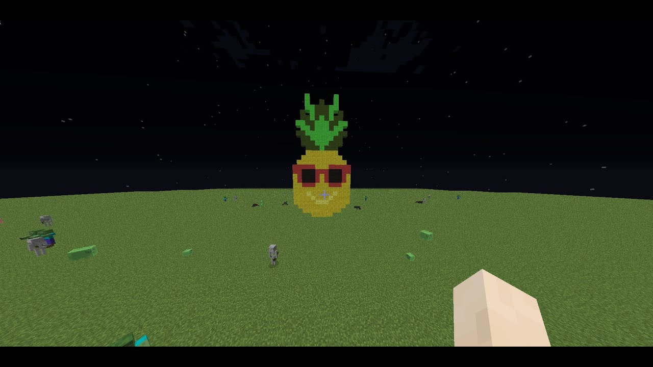 le meilleur pixel art Ananas - YouTube