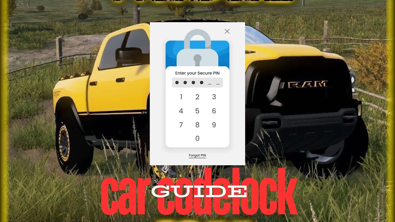 Car Code Lock Guide. - YouTube