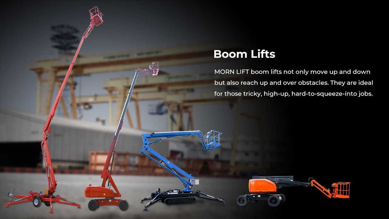 MORN LIFT Product Display --- Boom Lift Series - YouTube