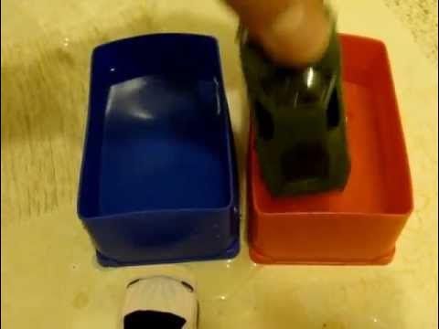 Краска меняет цвет от смены температуры - YouTube