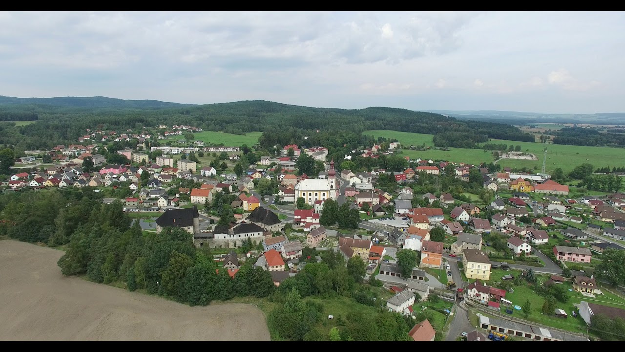 Rundflug Skalna (Wildstein), Tschechien Ultra HD 4K DJI Phantom 3 ...