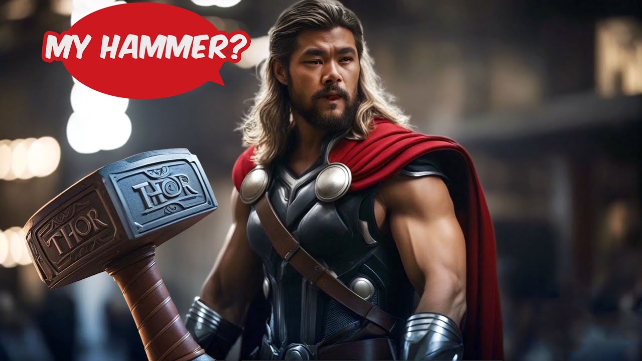 Asian Thor vs Hulk! Talk Smack Not Smash - YouTube