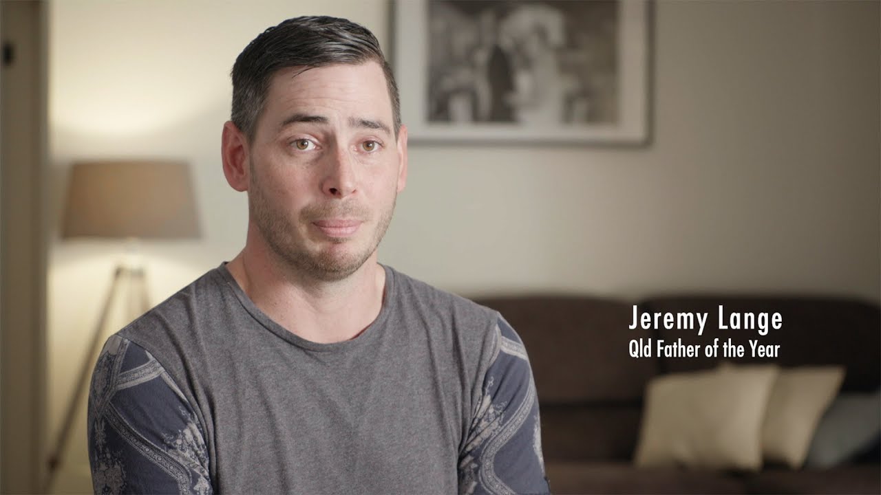 Queensland Father of the Year 2017 — Jeremy Lange - YouTube