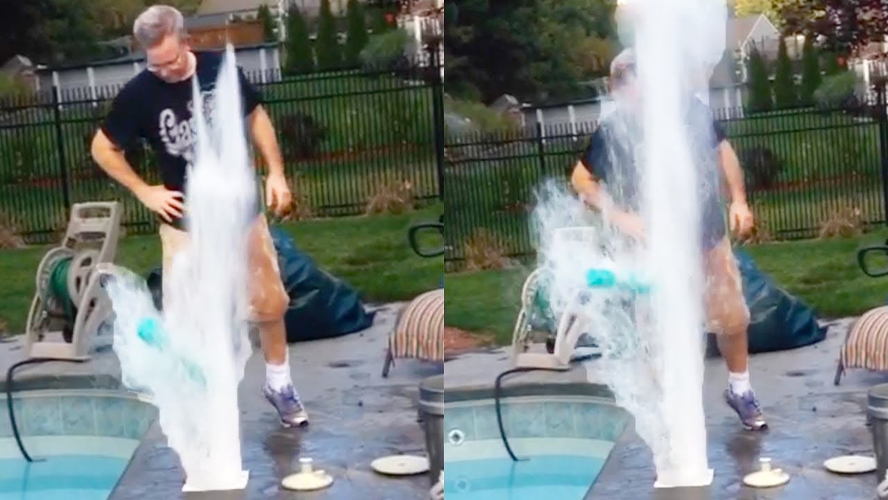 Water SHOOTS UP In His FACE! | WATER FAILS - YouTube