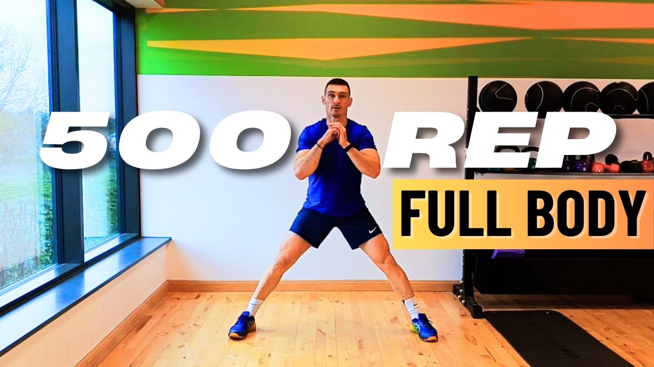 500 Reps Full Body Workout Challenge 🔥 | No Equipment Bodyweight | Home ...