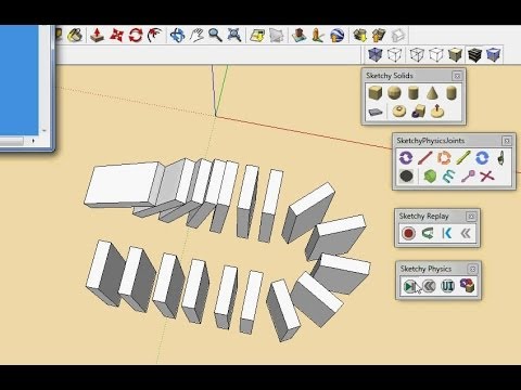 Basic Sketchyphysics Sketchup - YouTube