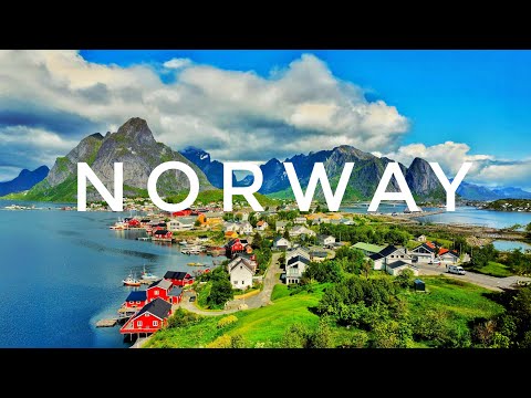 The Beauty of Norway from Above | 4K Relaxing Nature vibe