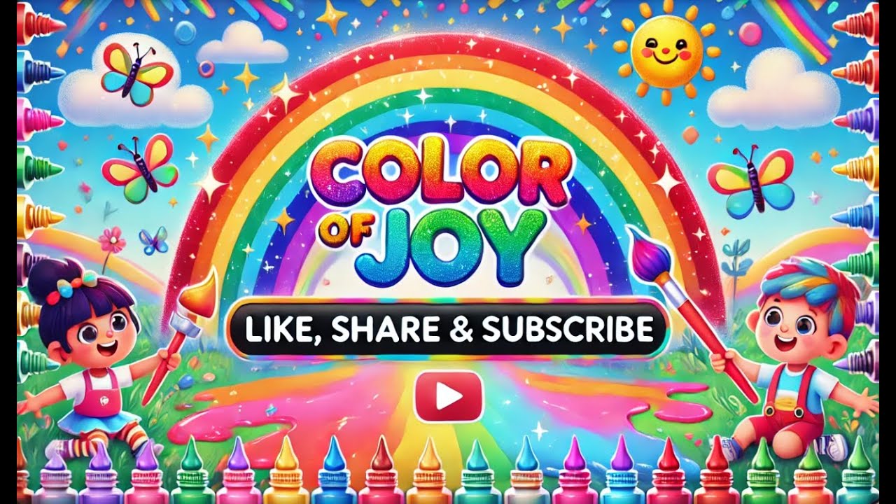 ~COLOUR OF JOY ️🌈 I KIDS NURSERY RHYME IN ENGLISH 🦋🌟 I THE TWINKLE ...