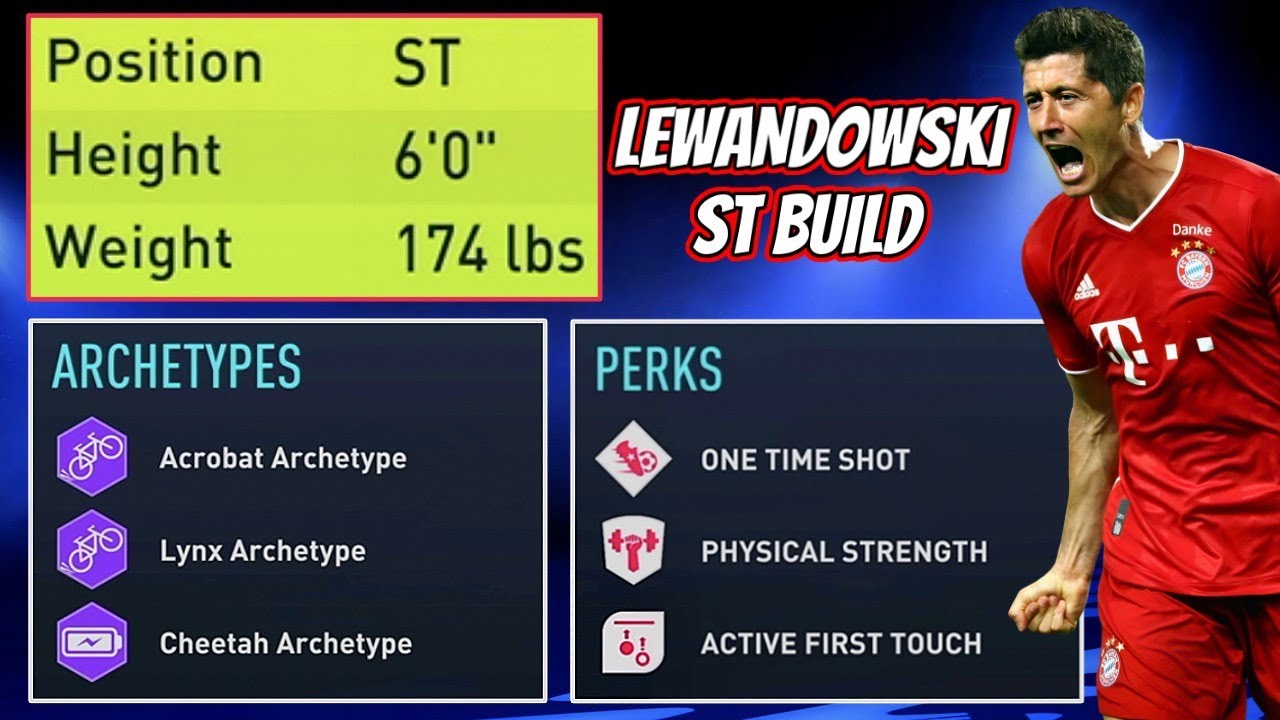 GOAL SCORING MACHINE! BEST ROBERT LEWANDOWSKI STRIKER (ST) BUILD in ...