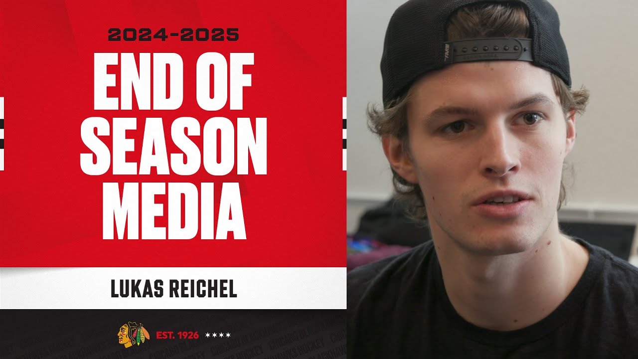 Lukas Reichel End of Season Media | Chicago Blackhawks - YouTube