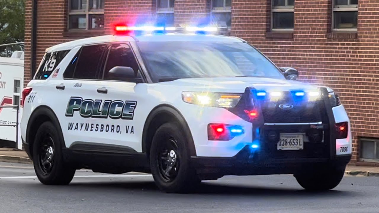 Waynesboro Police Unit 7056 Responding, September 2023 - YouTube