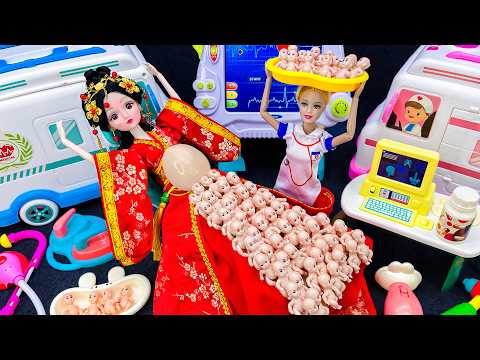 6 Minutes Satisfying Unboxing Pink Barbie Princess, Cute Doll Toys Collection Playset Review