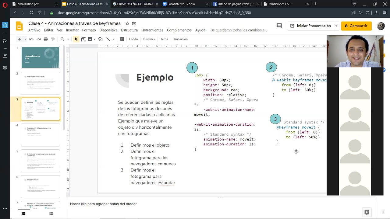 Clase DPW Animaciones en css con keyframes - YouTube