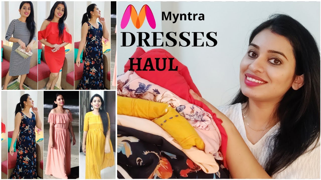 Myntra Dresses Haul 500-1000 | Summer Dresses 2020 - YouTube