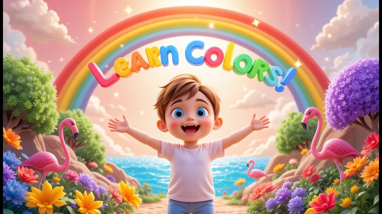Colors All Around 🌈 | Fun Color Song for Kids | Fun Animated Song ...