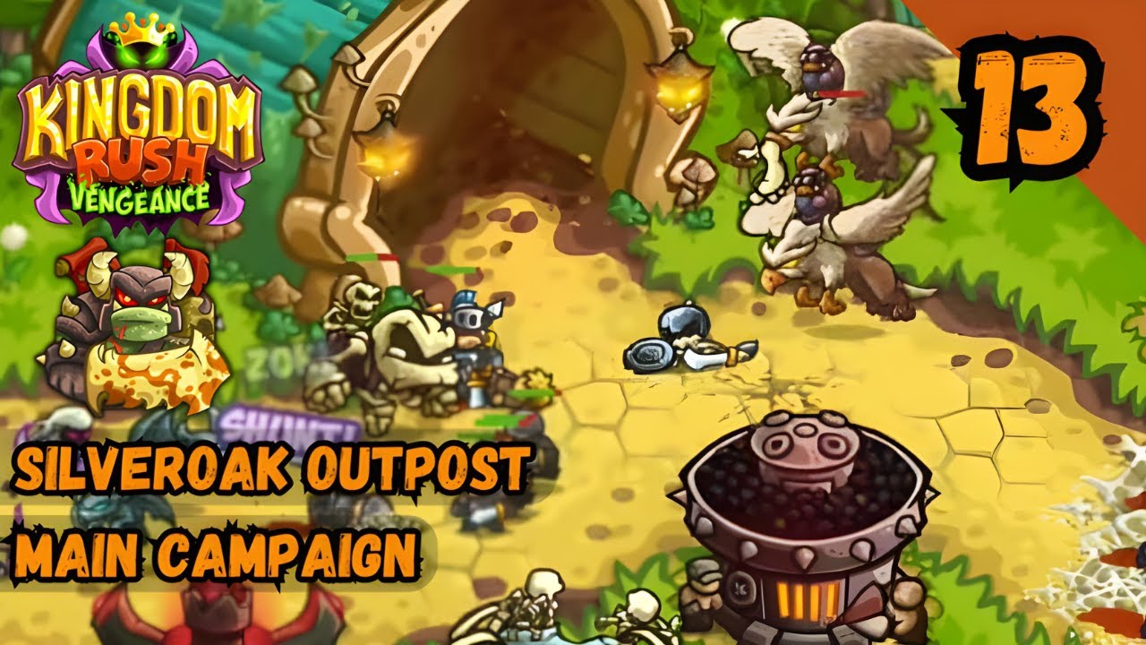 SILVEROAK OUTPOST CAMPAIGN (VETERAN) | Kingdom Rush Vengeance - YouTube