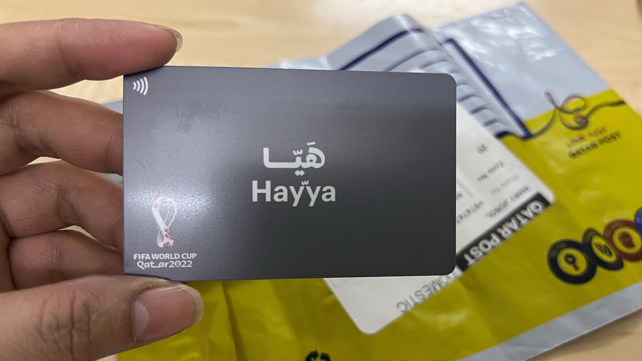 Hayya Card FIFA World Cup 2022 QATAR - M Vlogs Positivity - YouTube